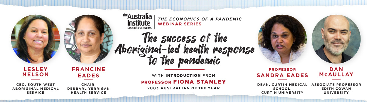 The Success of the Aboriginal-led Health Response - The Australia Institute