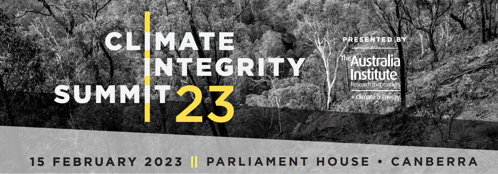 Climate Integrity Summit - The Australia Institute