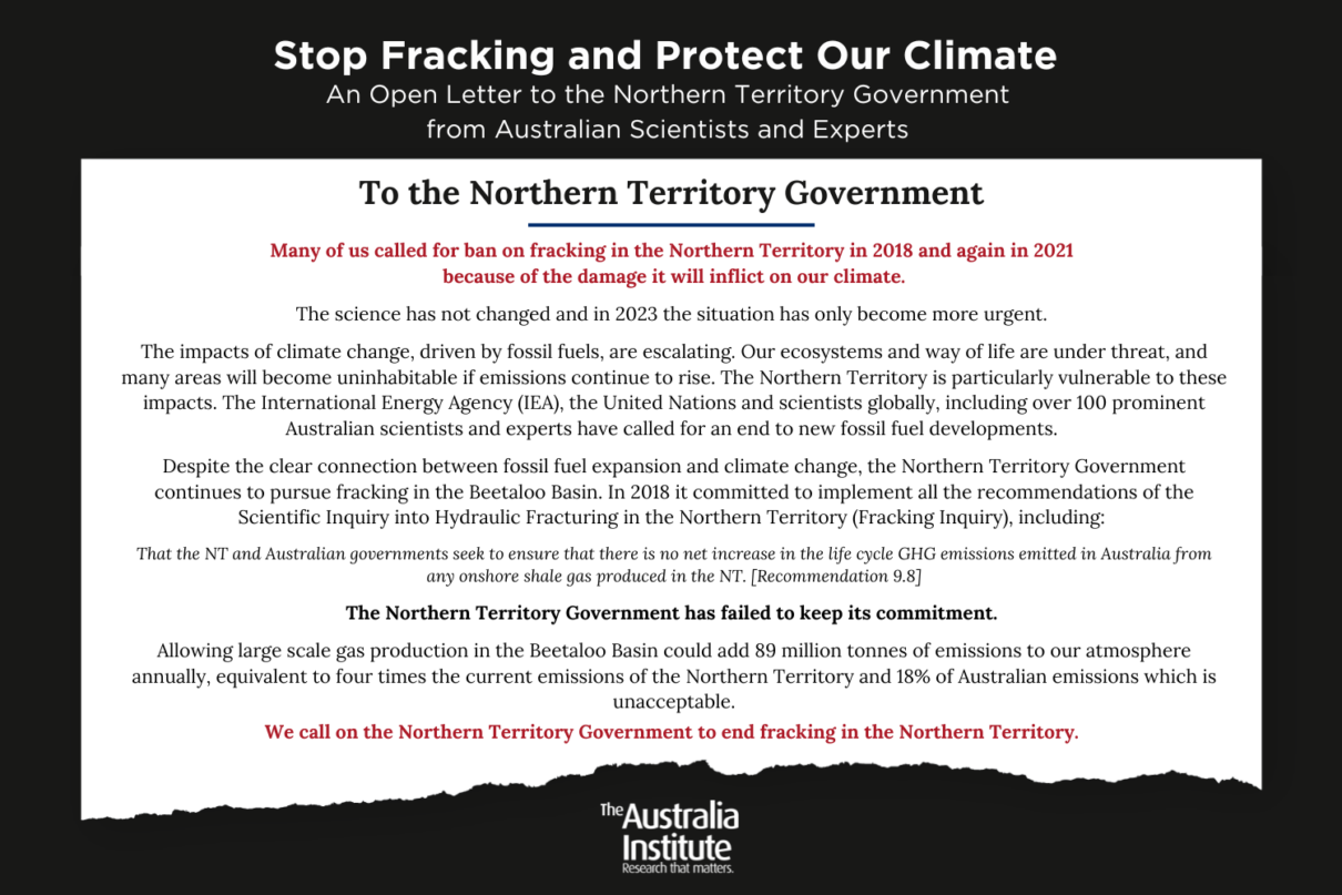 Petitions - The Australia Institute