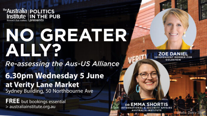 Emma Shortis - The Australia Institute