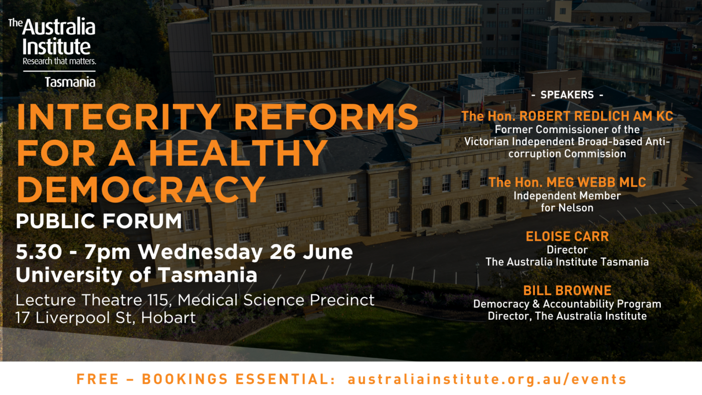 Democracy & Accountability - The Australia Institute