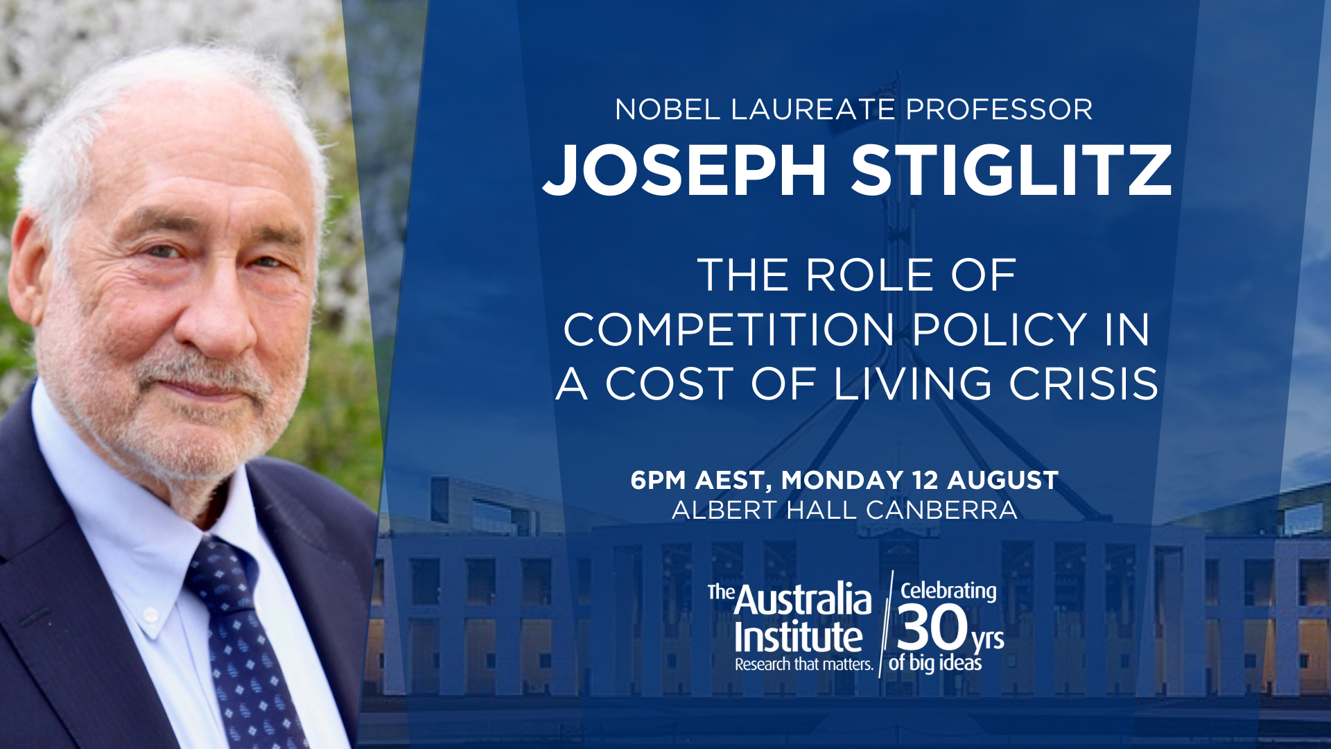 Professor Joseph E. Stiglitz 'Economics and the Good Society' Speaking ...