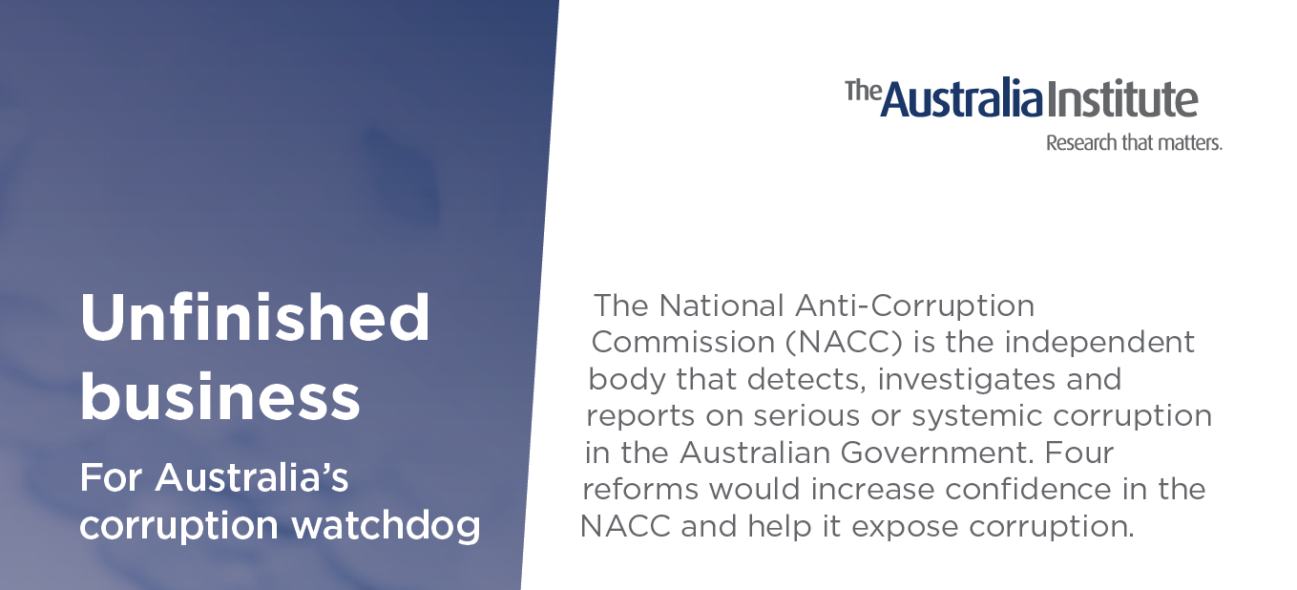 Unfinished business for Australia's corruption watchdog - The Australia ...