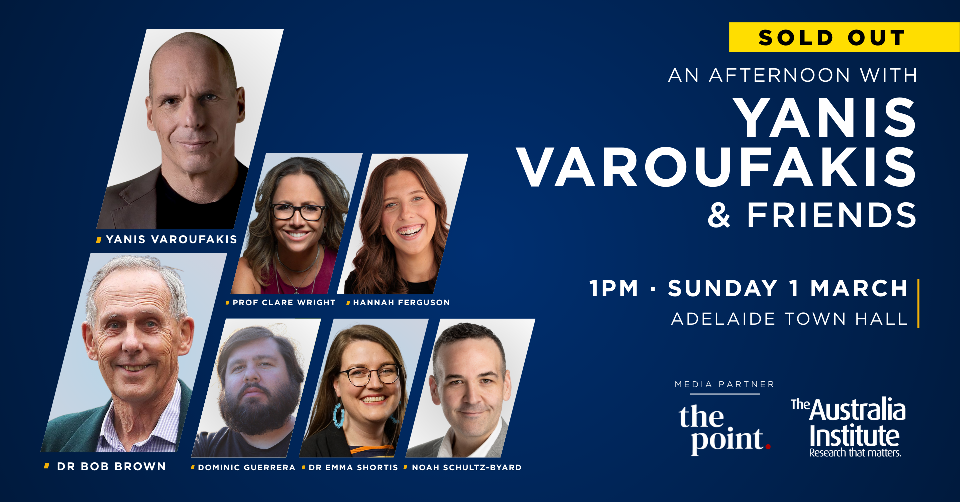 Yanis Varoufakis Speaking Tour 2026 - The Australia Institute