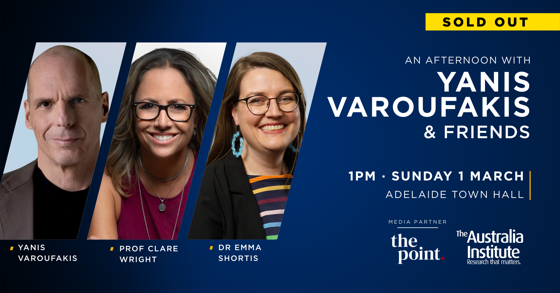 Yanis Varoufakis Speaking Tour 2026 - The Australia Institute