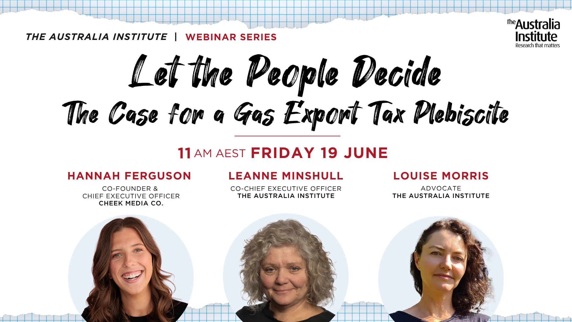 Let the People Decide: The Case for a Gas Export Tax Plebiscite - The ...